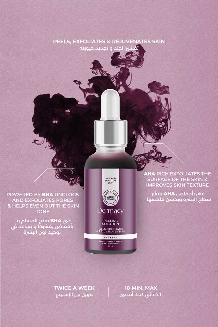 AHA & BHA Peeling Solution 30ml – Dermacy Labs